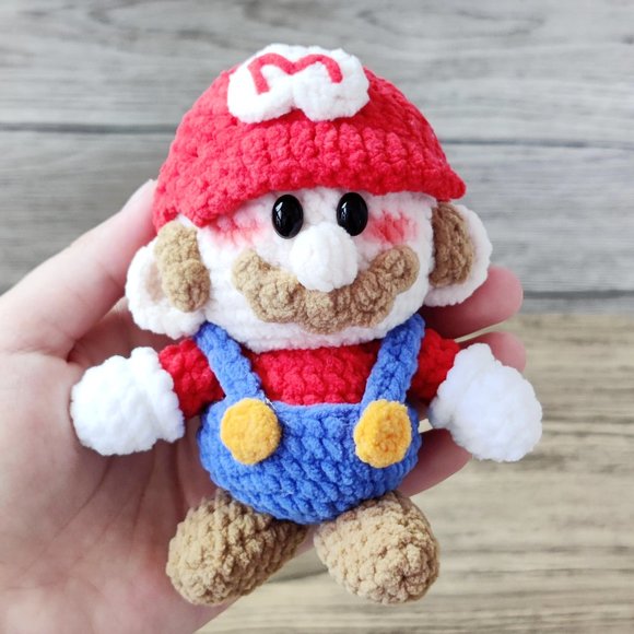 Handmade | Toys | Handmade Amigurumi Crochet Nintendo Mario | Poshmark